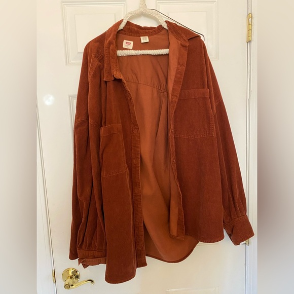 Levi's | Jackets & Coats | Levis Rust Corduroy Shirt Xxl | Poshmark